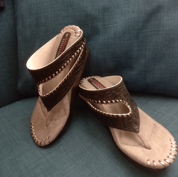 modzori | Shoes | Modzori Tita 2in Reversible Thong Wedge Sandal | Poshmark